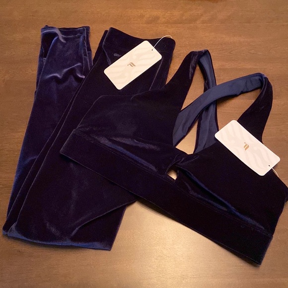 Fabletics | Pants & Jumpsuits | Set Of Fabletics Emma Velour Leggings ...